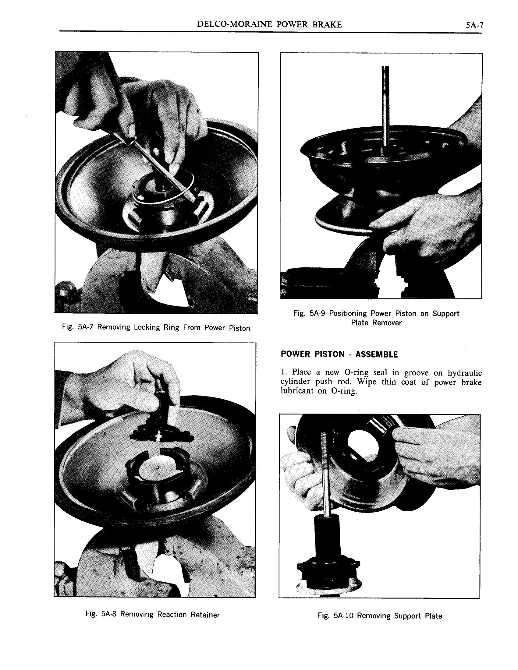 1970 Pontiac Chassis Service Manual - Delco Power Brakes Page 7 of 13